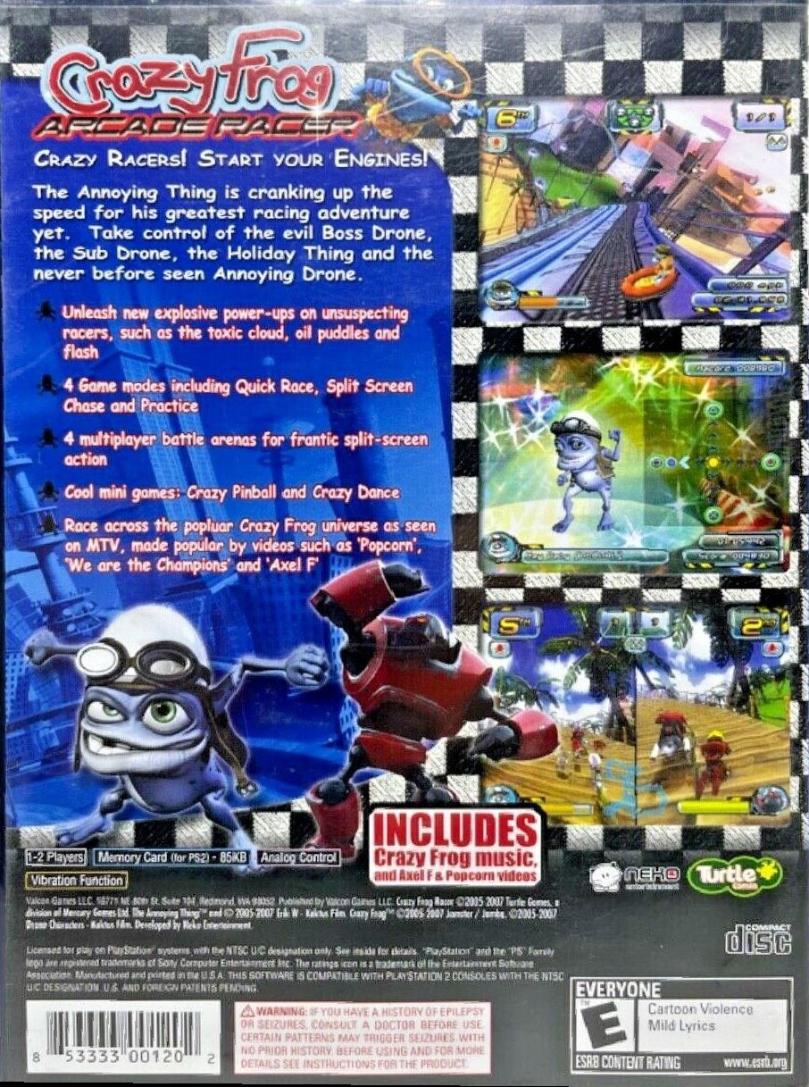 Crazy Frog Arcade Racer Images - LaunchBox Games Database