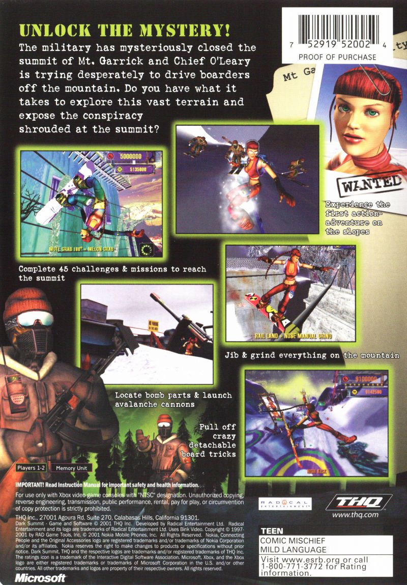 Dark Summit Images - LaunchBox Games Database