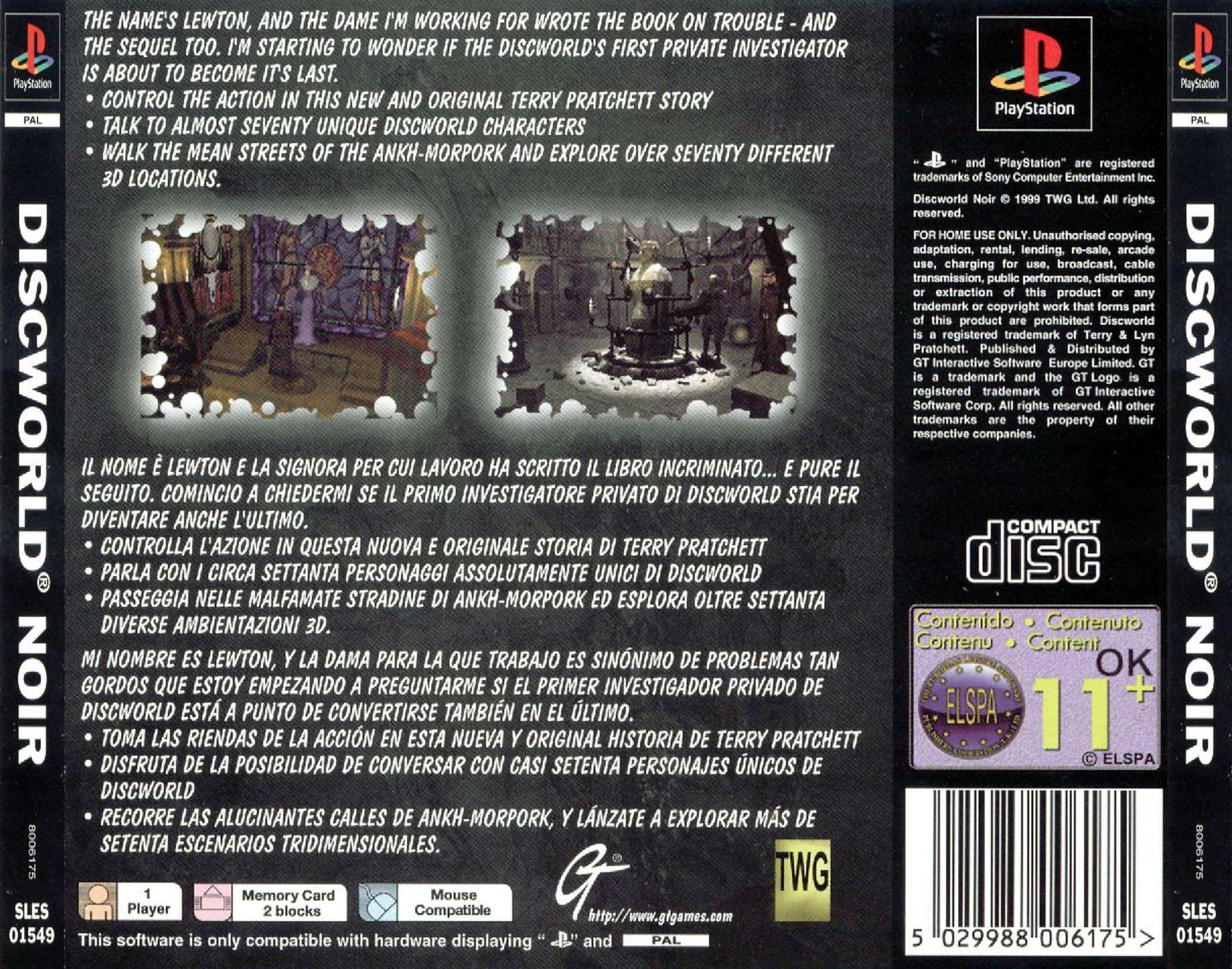 Discworld Noir Images - LaunchBox Games Database