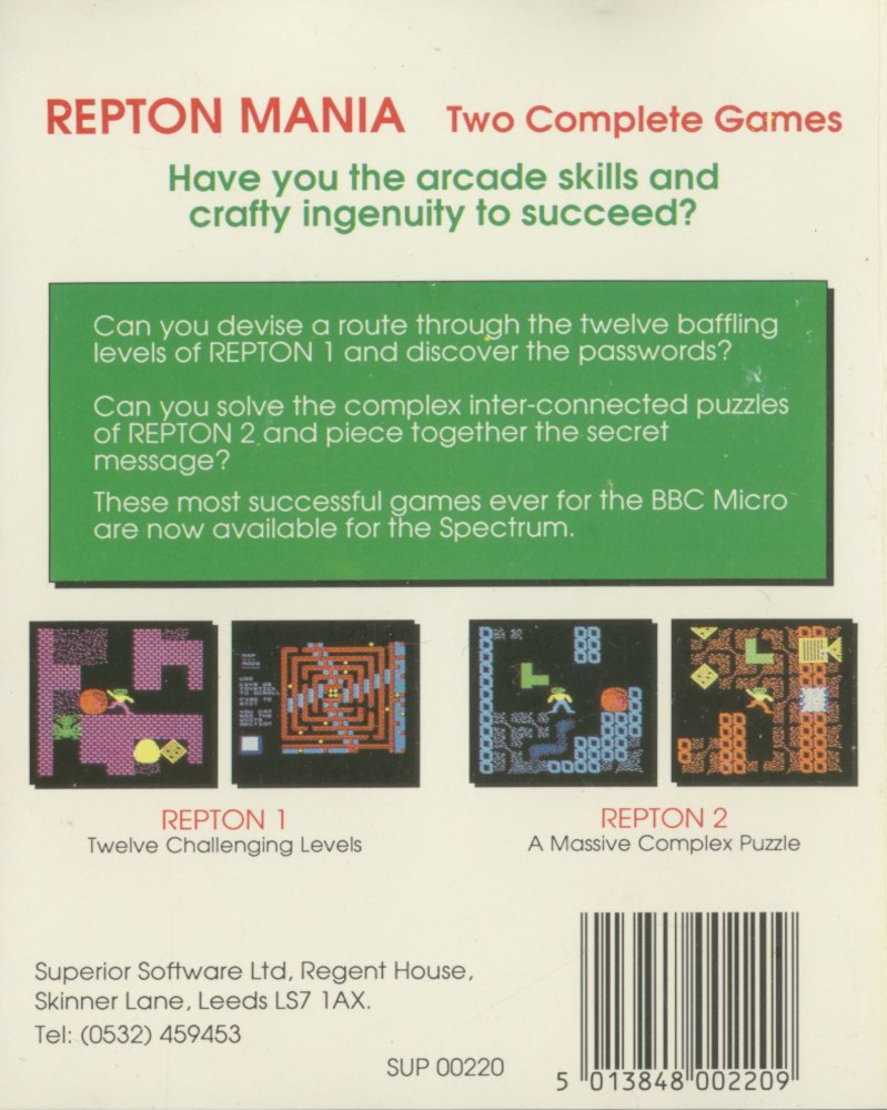 Repton Mania Images - LaunchBox Games Database