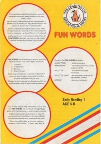 Fun Words: Age 4-6 Images - LaunchBox Games Database