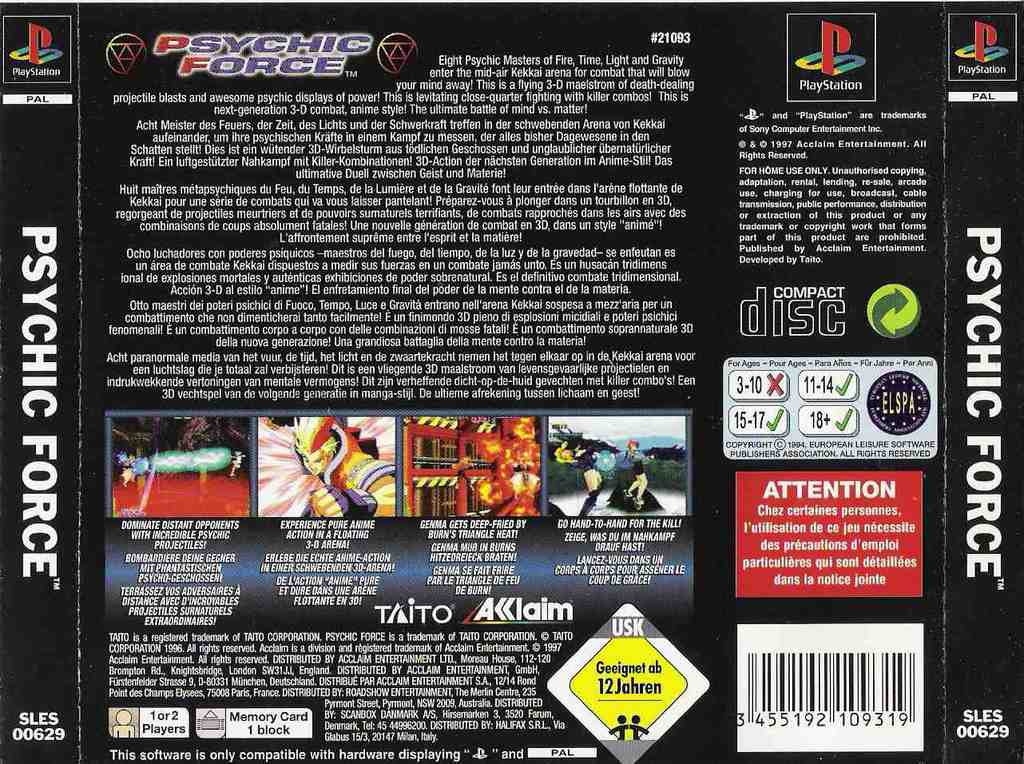 Psychic Force Images - LaunchBox Games Database