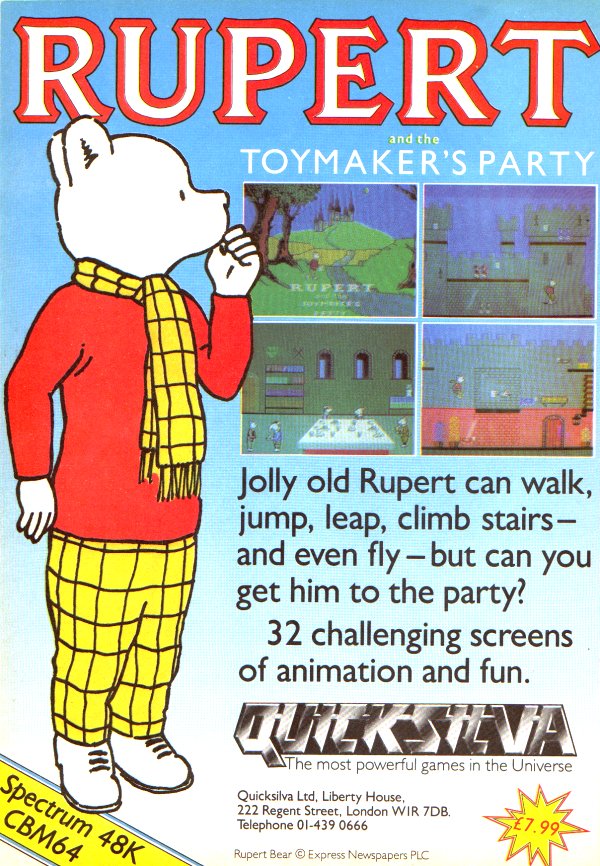Rupert and the Toymaker's Party Images - LaunchBox Games Database