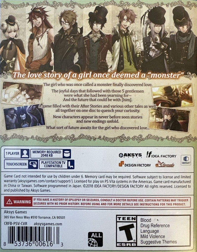 Code: Realize: Future Blessings Images - LaunchBox Games Database