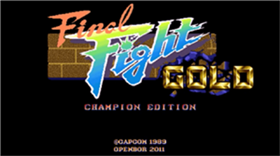 Final Fight Gold Champion Edition - LaunchBox Games Database