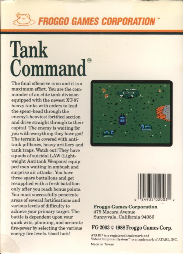 Tank Command Images - LaunchBox Games Database