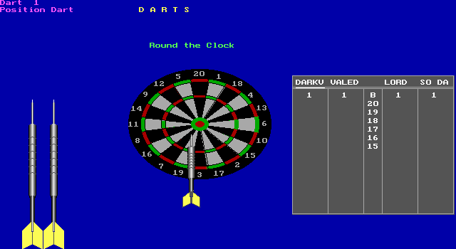Darts (1991) Images - LaunchBox Games Database