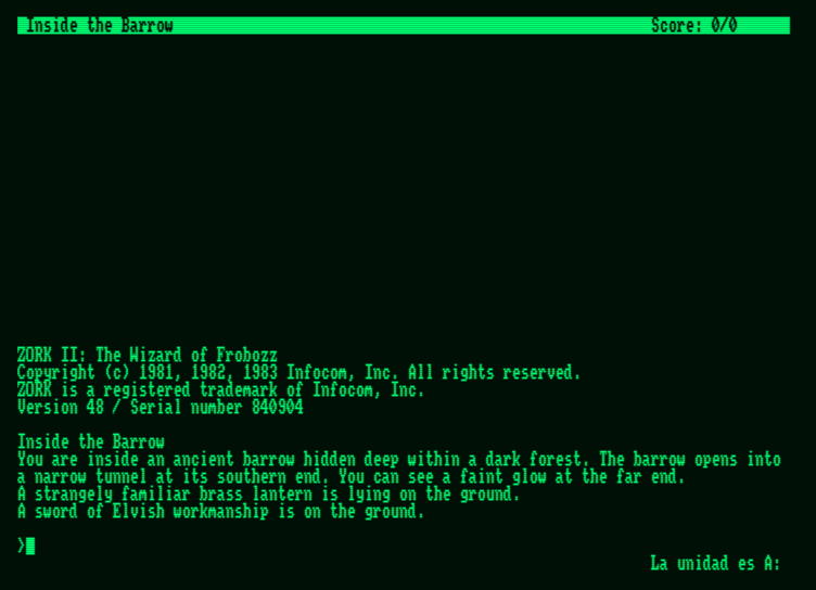 Zork II Images - LaunchBox Games Database