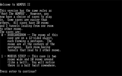 Wumpus II Images - LaunchBox Games Database