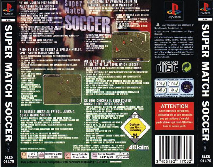 Super Match Soccer Images - LaunchBox Games Database