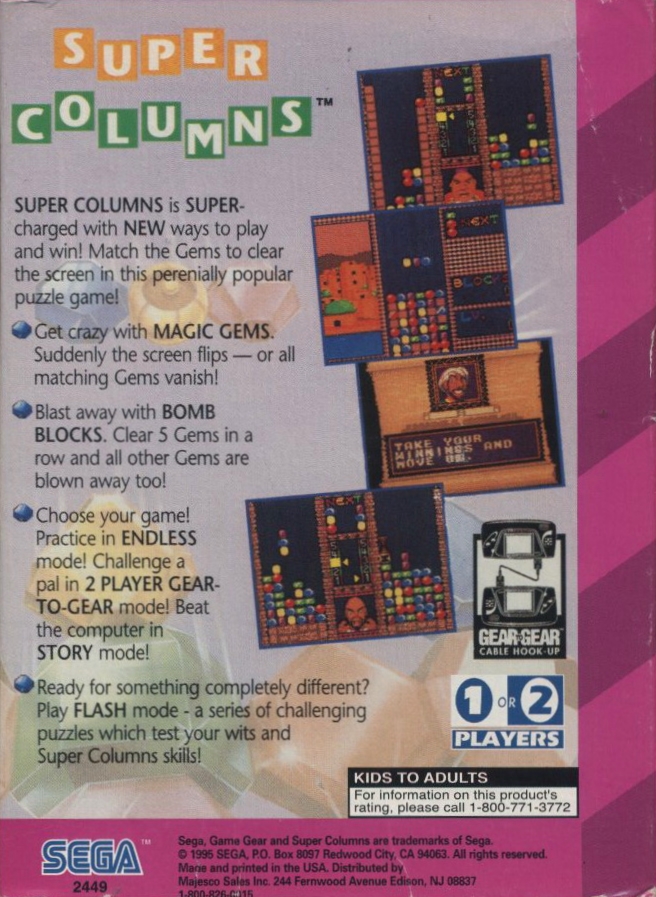 Super Columns Images - LaunchBox Games Database