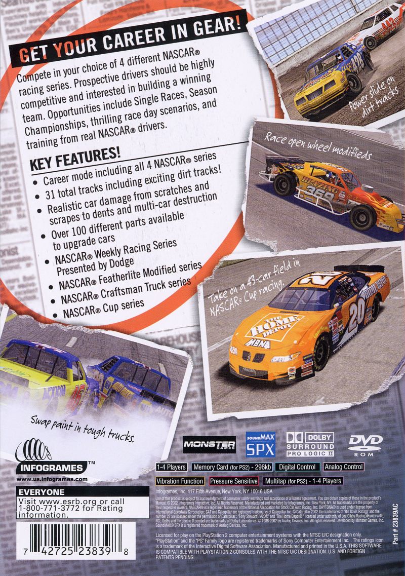 NASCAR: Dirt to Daytona Images - LaunchBox Games Database