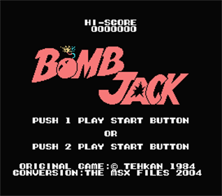 Bomb Jack Images - LaunchBox Games Database