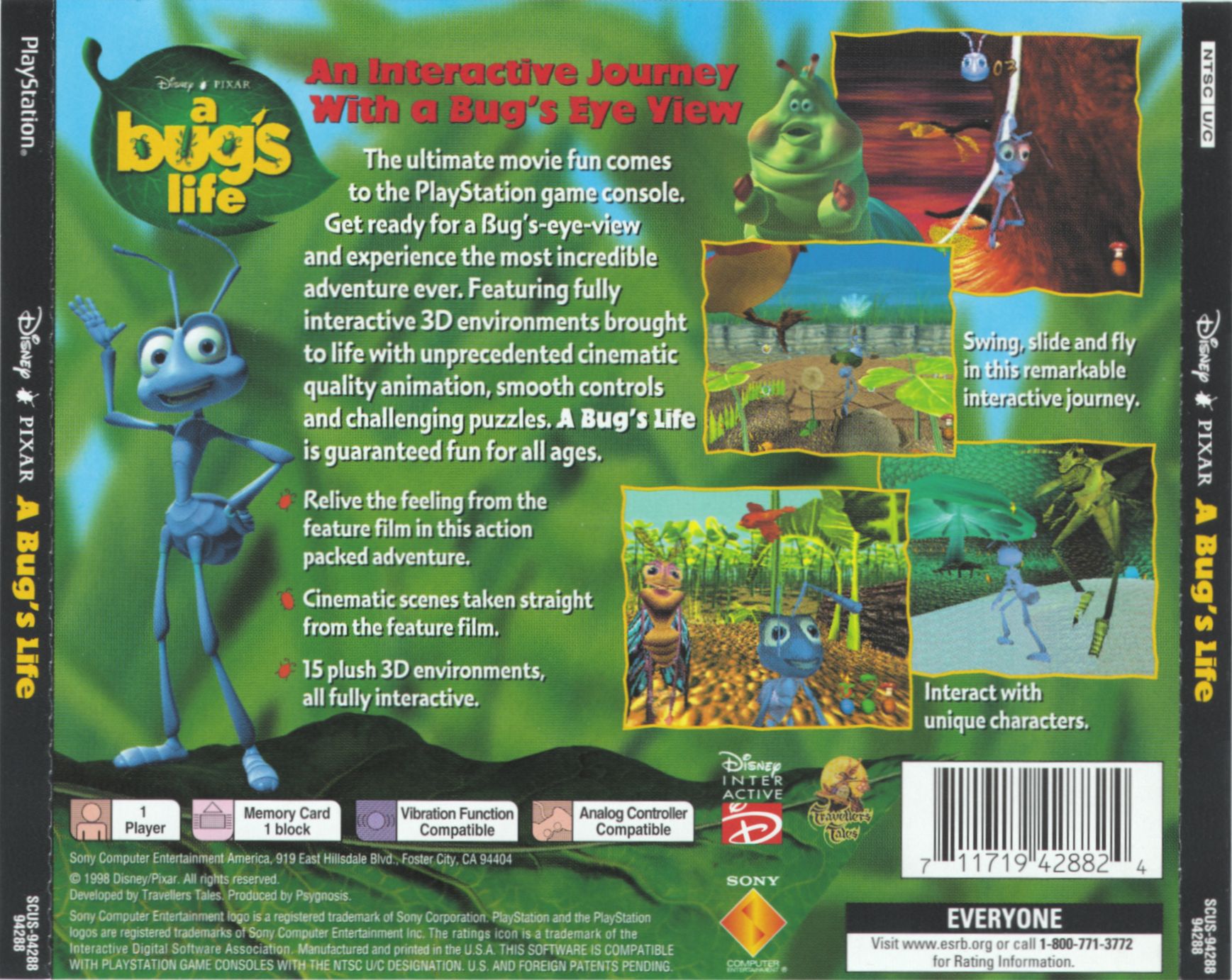 Disney-Pixar A Bug's Life Details - LaunchBox Games Database