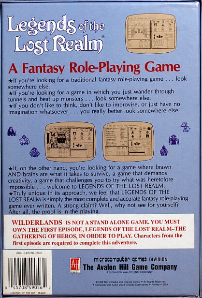 Legends of the Lost Realm II: Wilderlands Images - LaunchBox Games Database