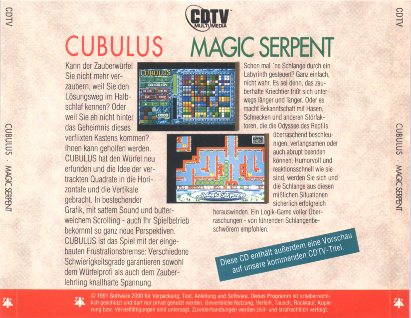 Cubulus & Magic Serpent Images - LaunchBox Games Database