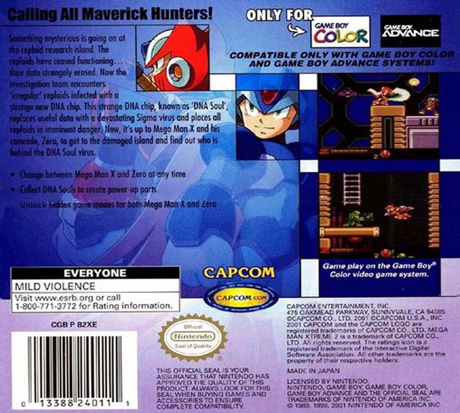Mega Man Xtreme 2 Images - LaunchBox Games Database