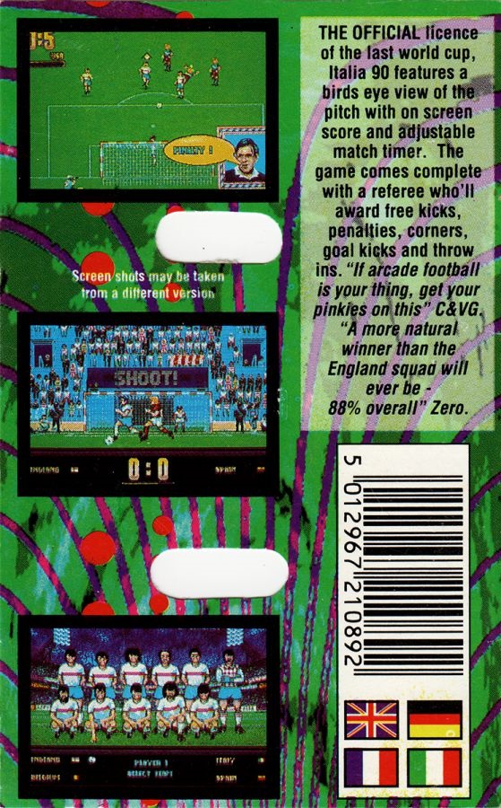 World Cup Soccer Italia '90 Images - LaunchBox Games Database