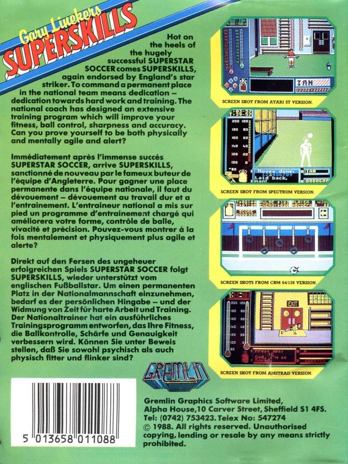 Gary Lineker's Superskills Images - LaunchBox Games Database