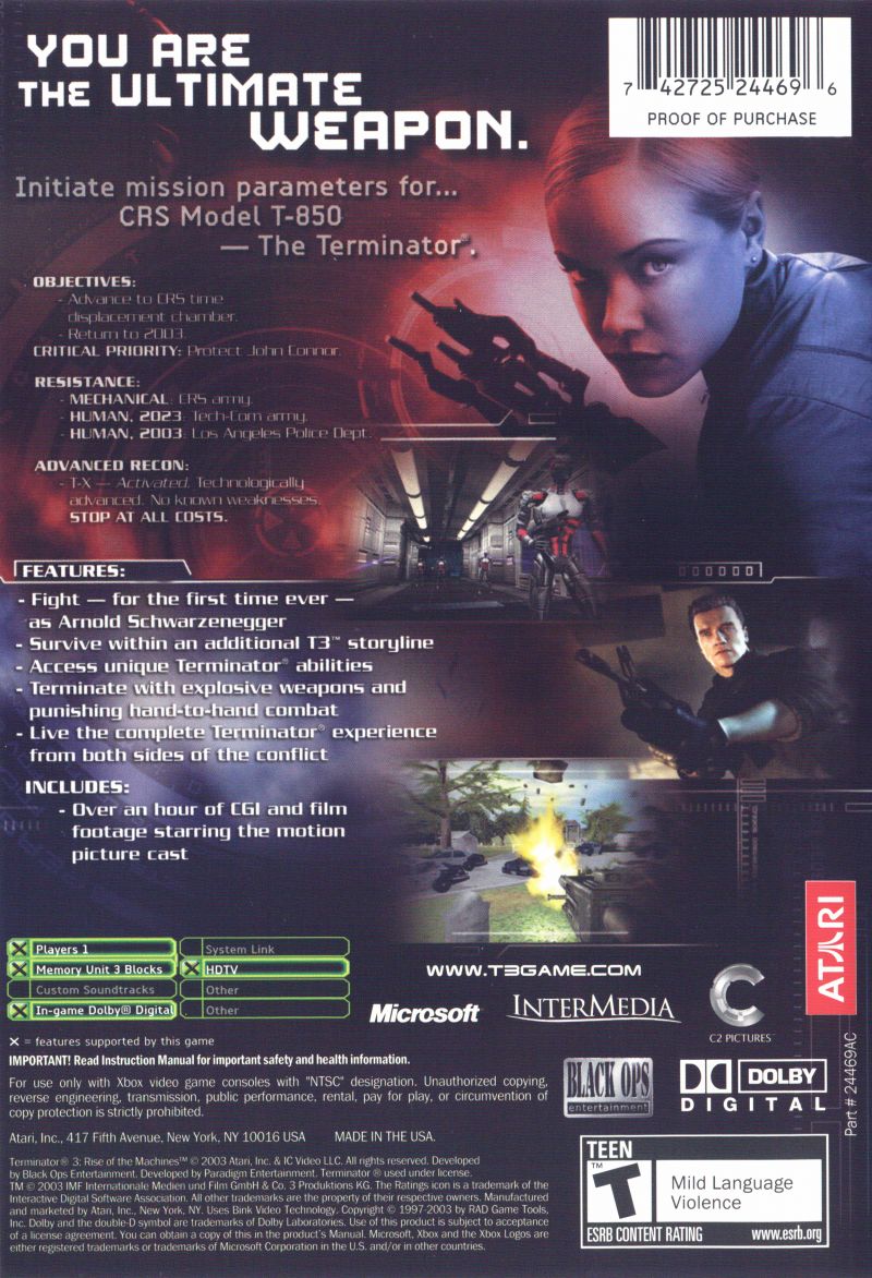 Terminator 3: Rise of the Machines Images - LaunchBox Games Database