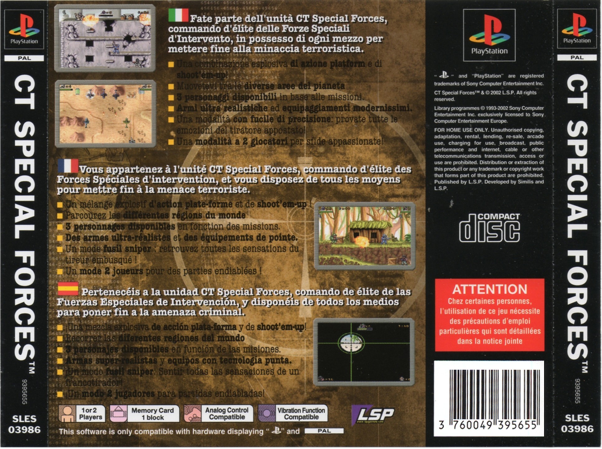 CT Special Forces Images - LaunchBox Games Database