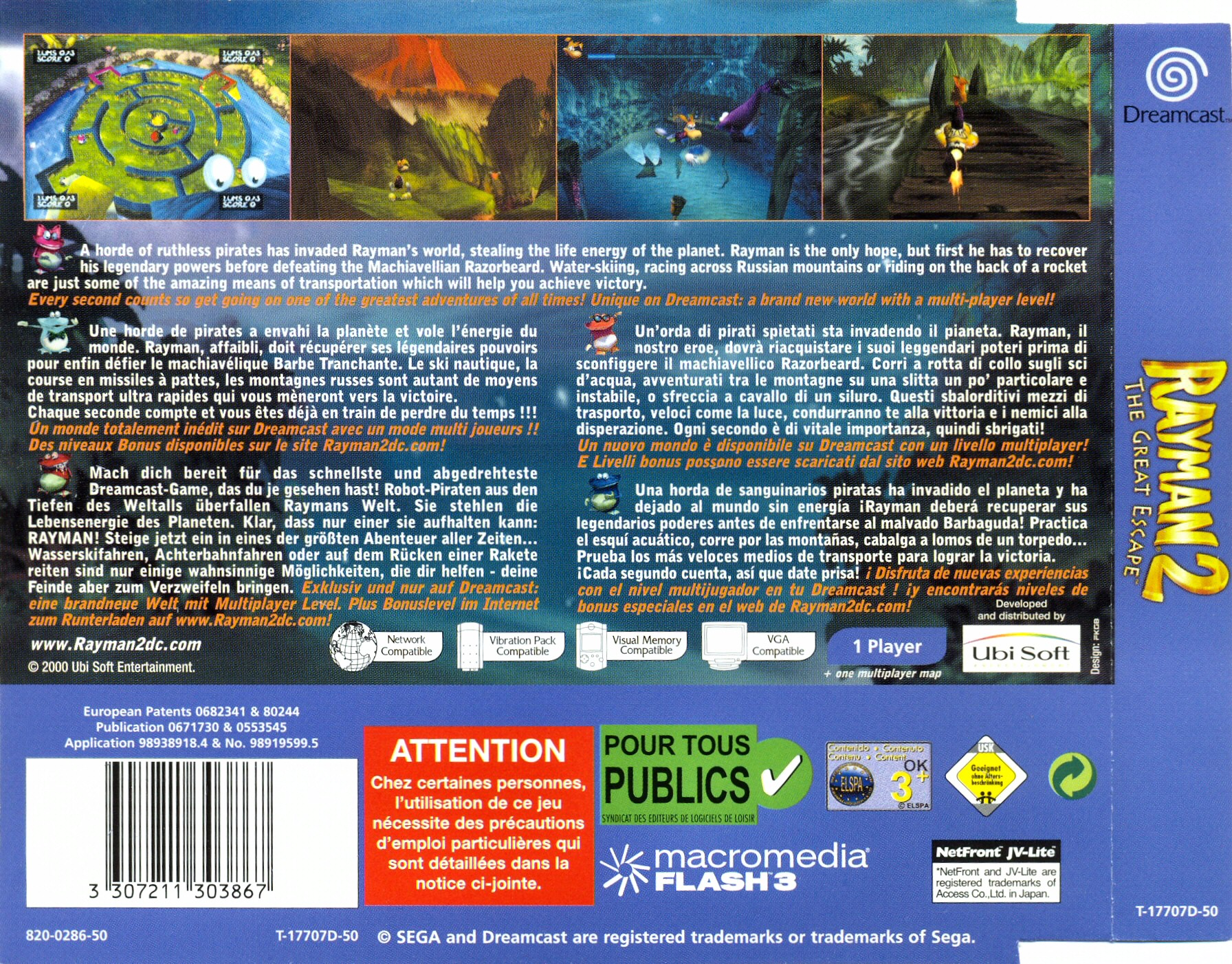 Rayman 2: The Great Escape Images - LaunchBox Games Database