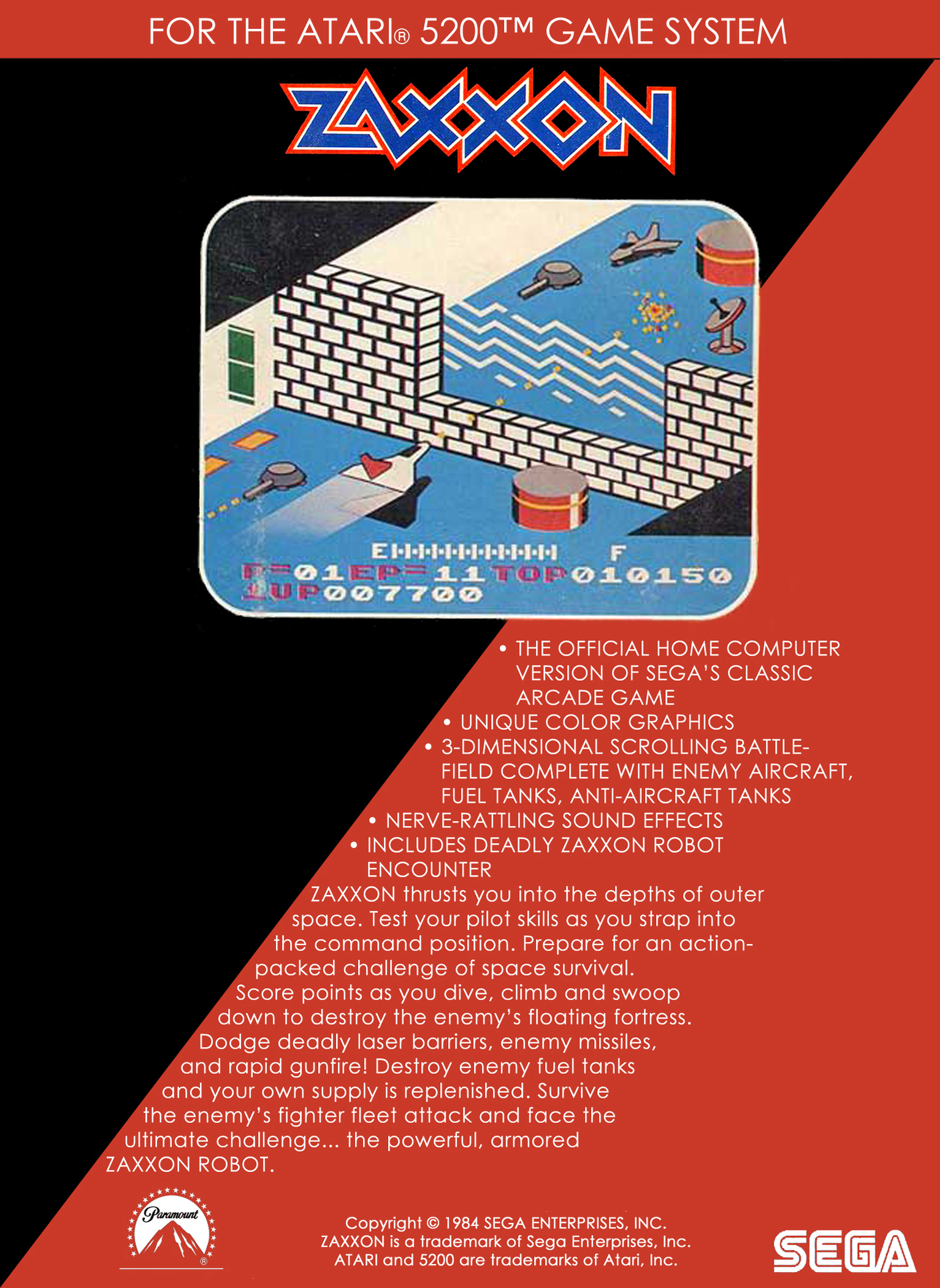 Zaxxon Images - LaunchBox Games Database