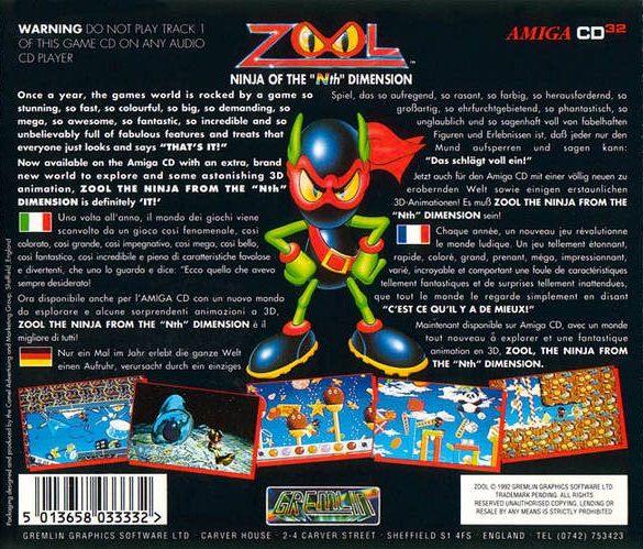 Zool Ninja Of The Nth Dimension Images LaunchBox Games Database
