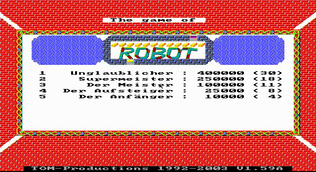 The Game of Robot Images - LaunchBox Games Database