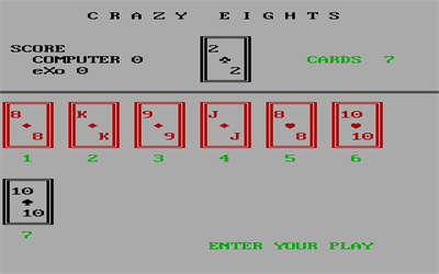 Crazy Eights (1984) Images - LaunchBox Games Database