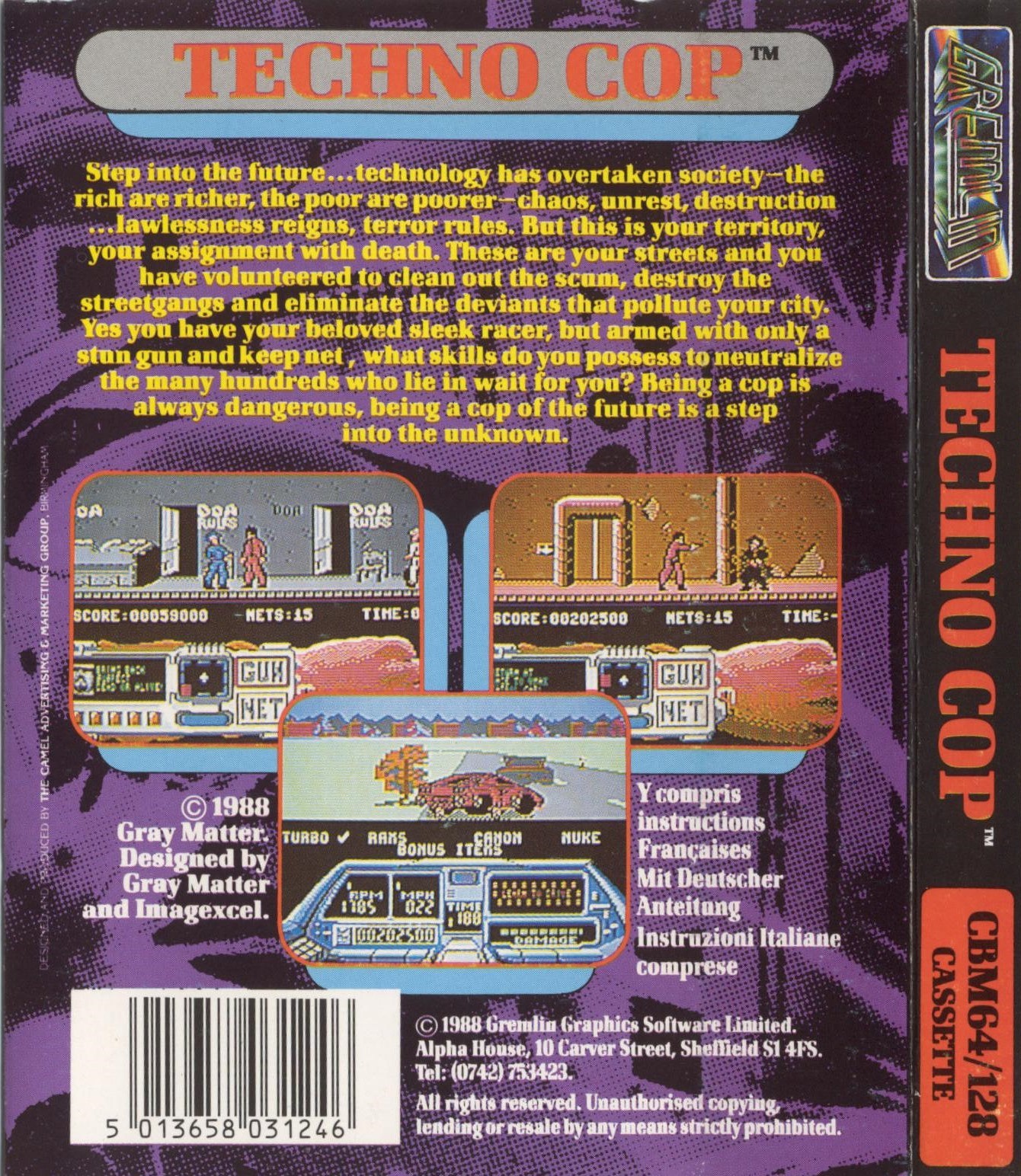 Techno Cop Images - LaunchBox Games Database