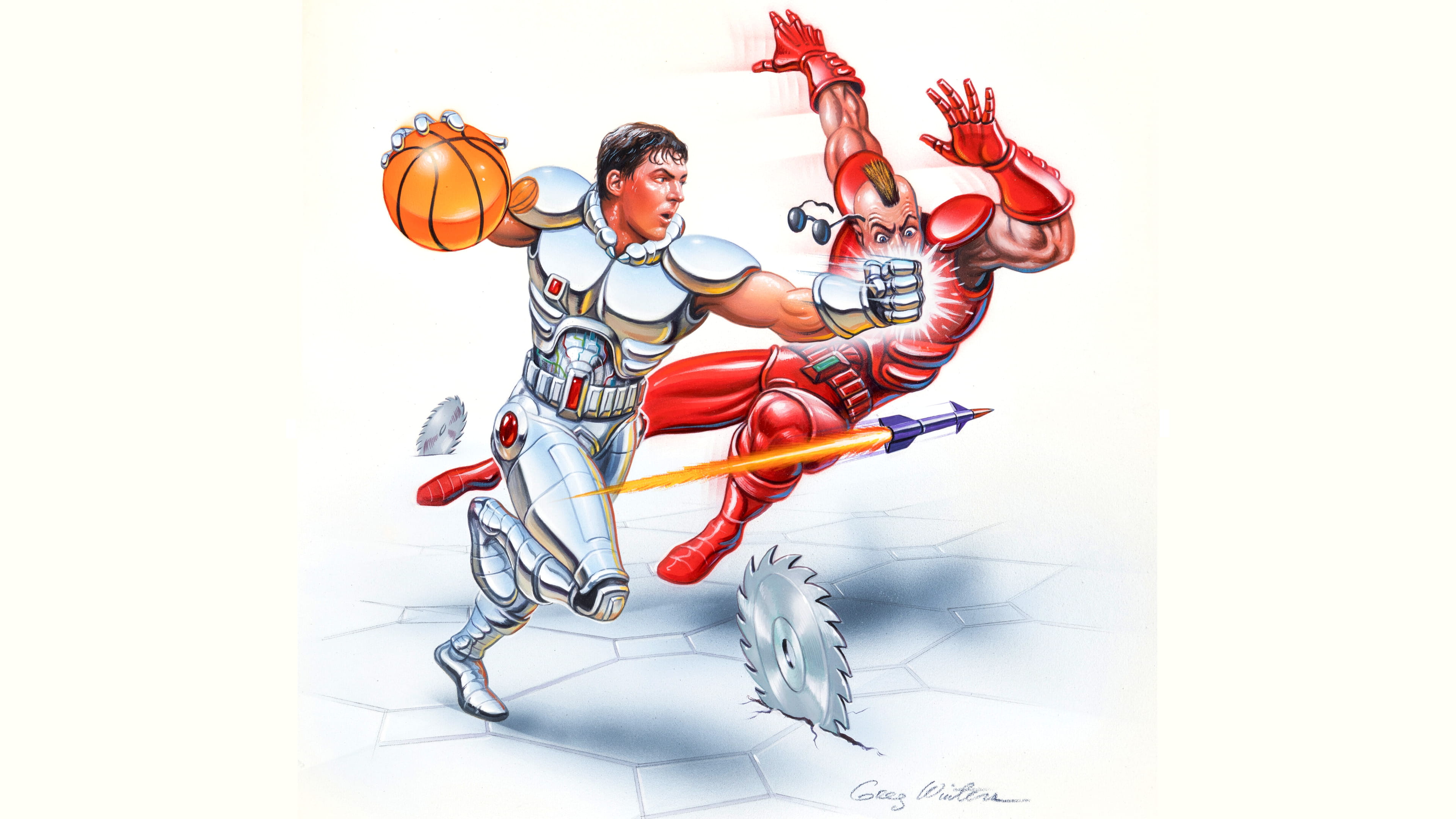 Bill Laimbeer's Combat Basketball Images - LaunchBox Games Database