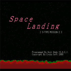 Space Landing S-Type Mission 2 - LaunchBox Games Database