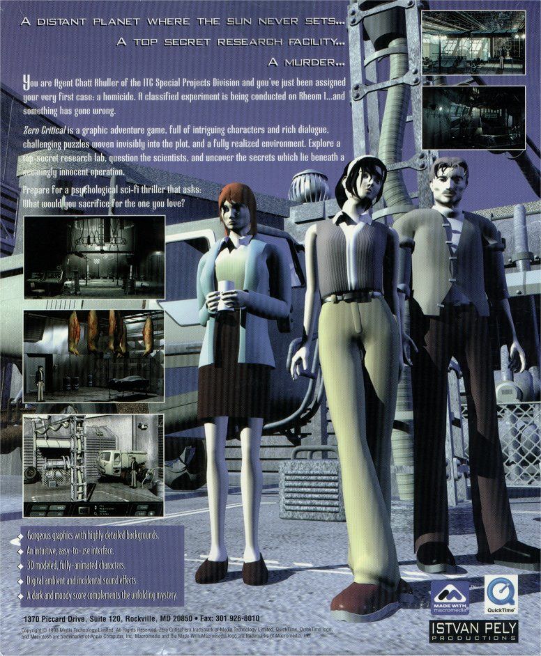 Zero Critical Images - LaunchBox Games Database