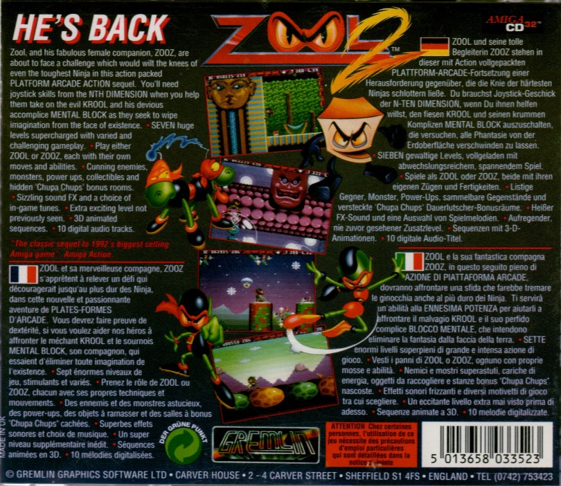Zool 2 Images - LaunchBox Games Database
