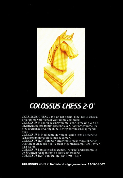 Colossus Chess 2.0 Images - LaunchBox Games Database