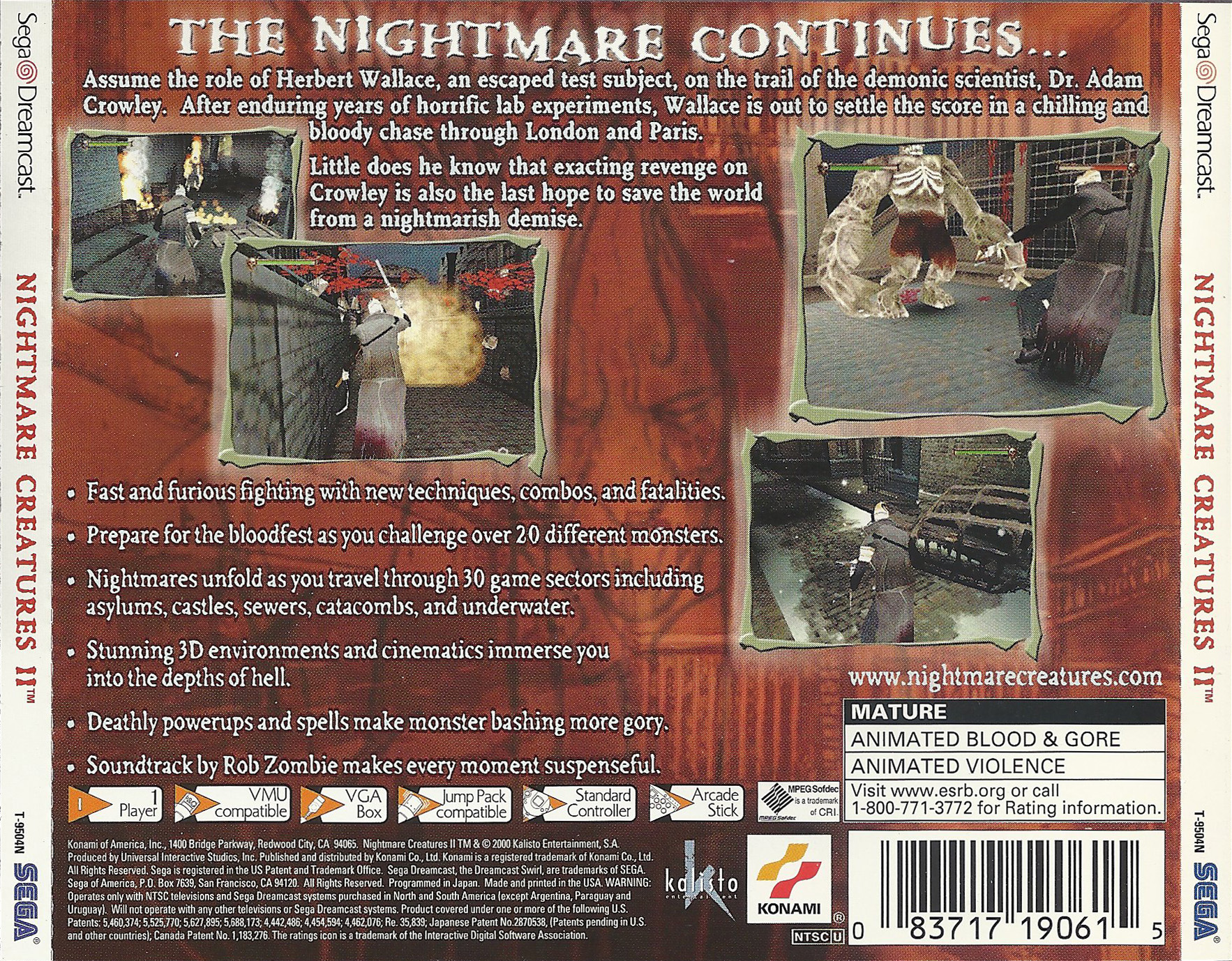 Nightmare Creatures II Images - LaunchBox Games Database