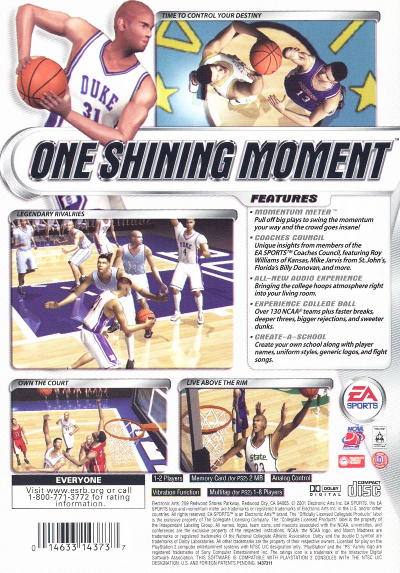NCAA March Madness 2002 Images - LaunchBox Games Database