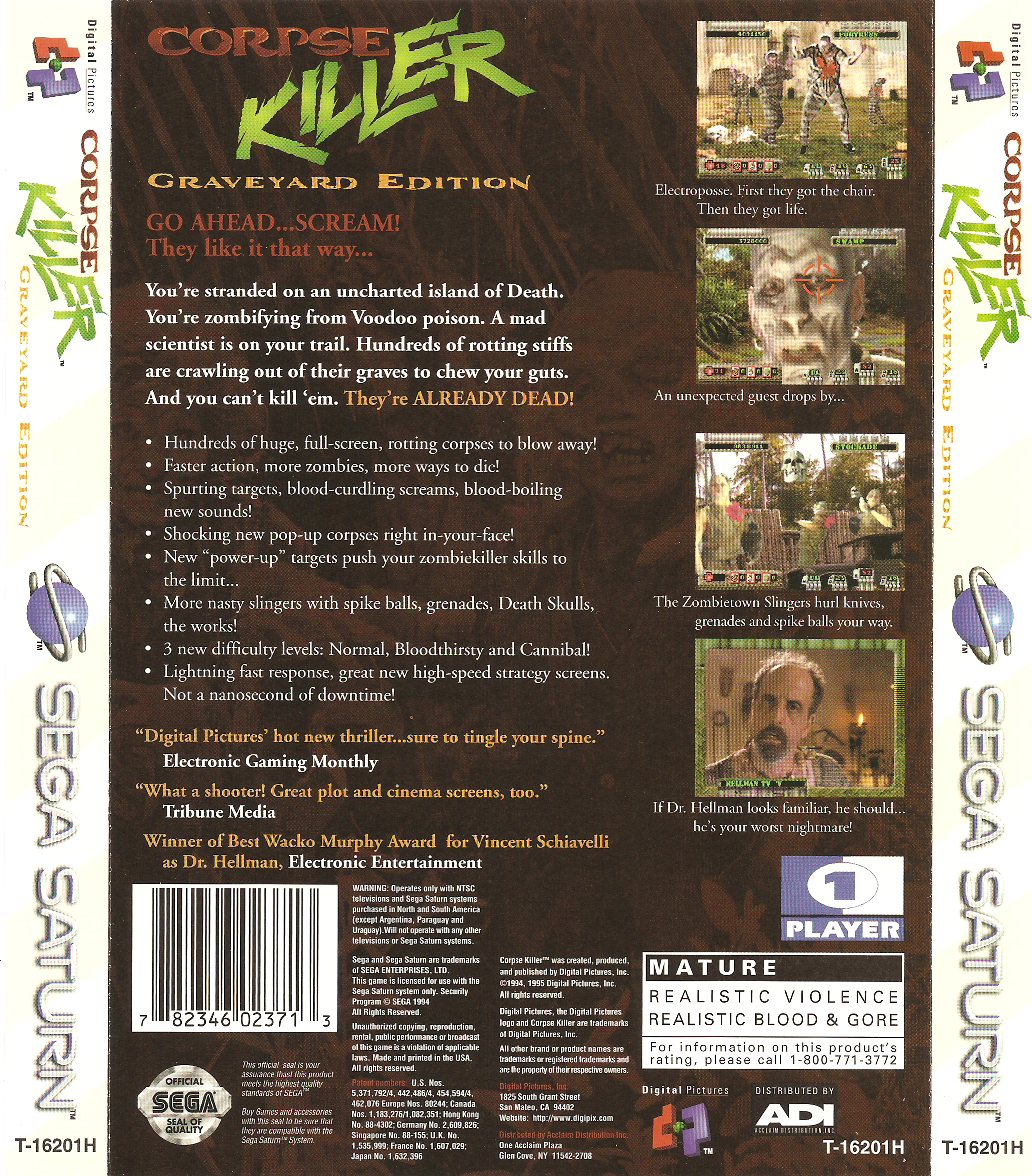 Corpse Killer: Graveyard Edition Images - LaunchBox Games Database