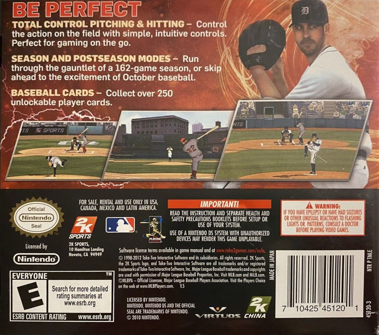 Major League Baseball 2K12 Images - LaunchBox Games Database