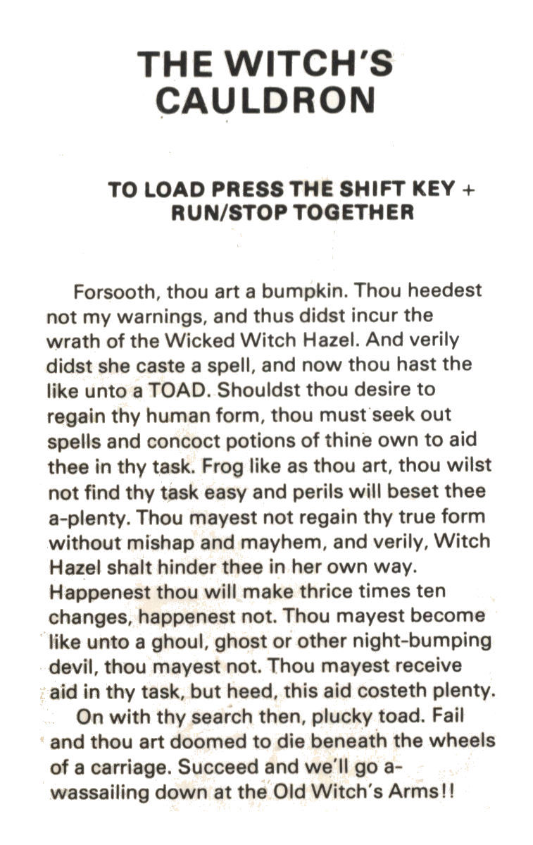 The Witch's Cauldron Images - LaunchBox Games Database