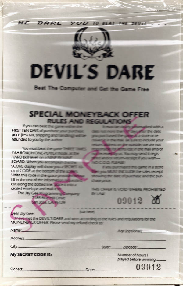 Devil's Dare Images - LaunchBox Games Database