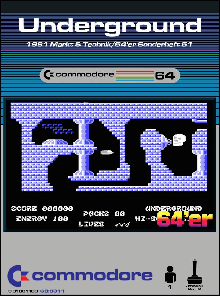 Underground (Markt & Technik) Images - LaunchBox Games Database