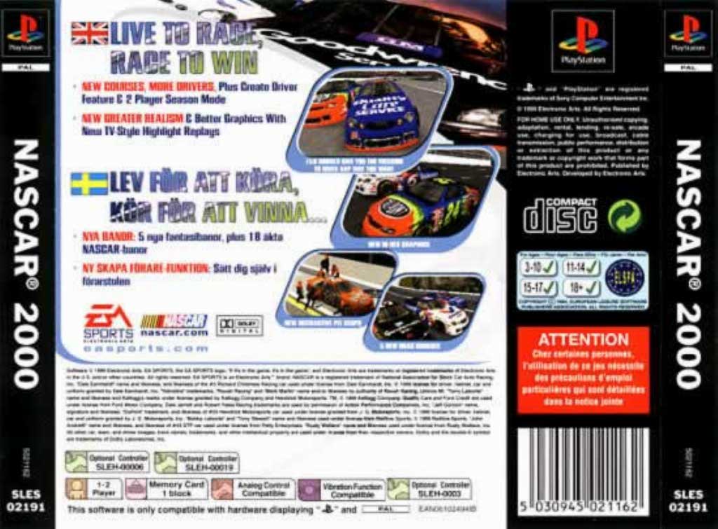 NASCAR 2000 Images - LaunchBox Games Database