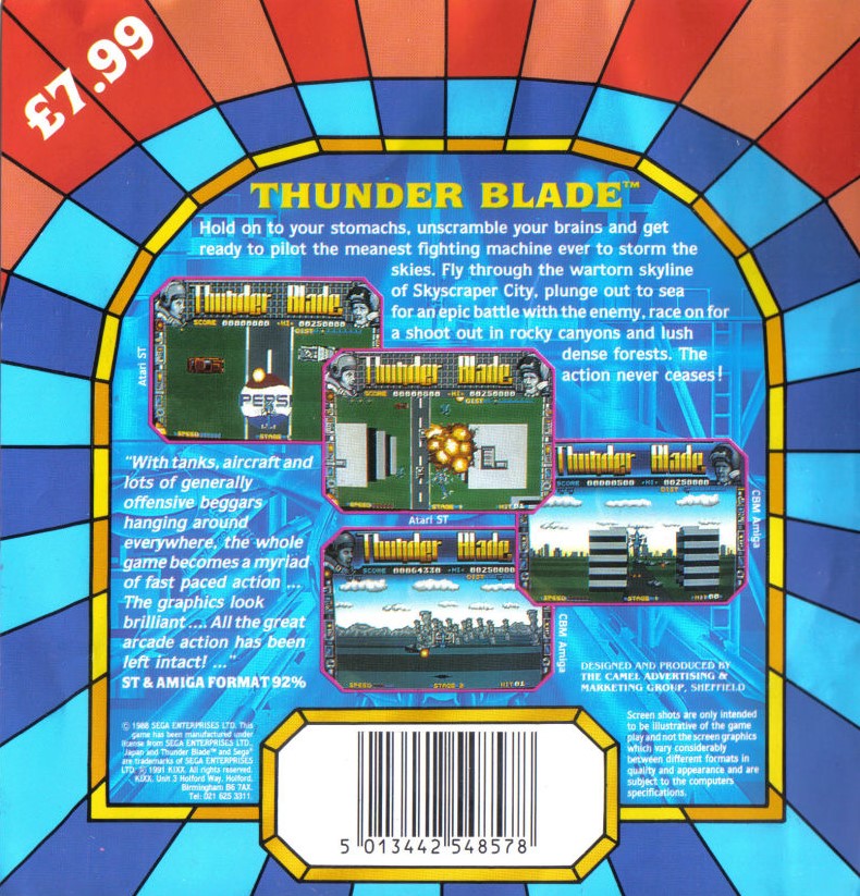 Thunder Blade Images - LaunchBox Games Database