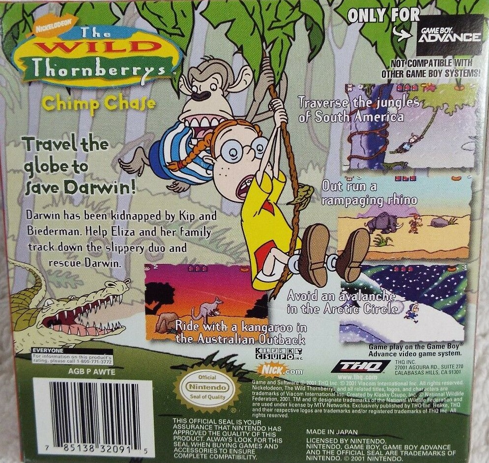 The Wild Thornberrys: Chimp Chase Images - LaunchBox Games Database