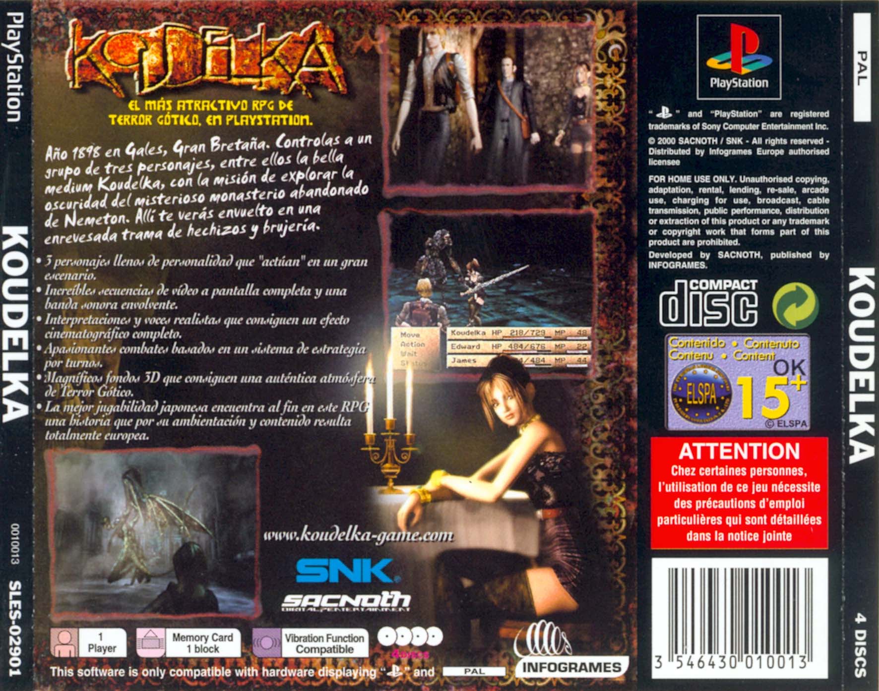 Koudelka Images - LaunchBox Games Database