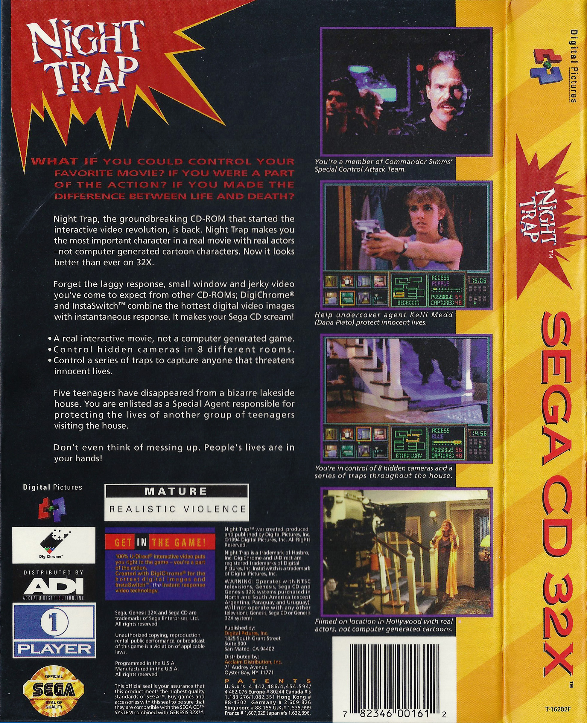Night Trap Images - LaunchBox Games Database