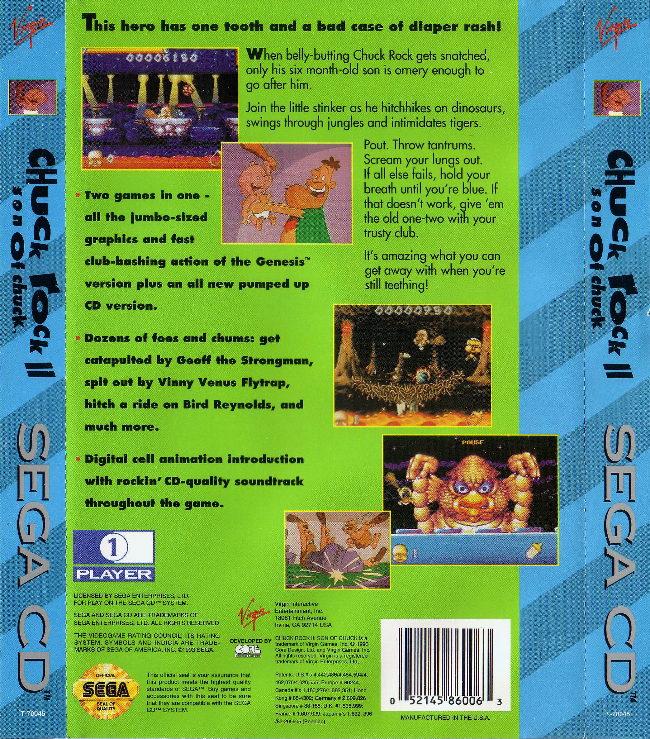 Chuck Rock II: Son of Chuck Images - LaunchBox Games Database