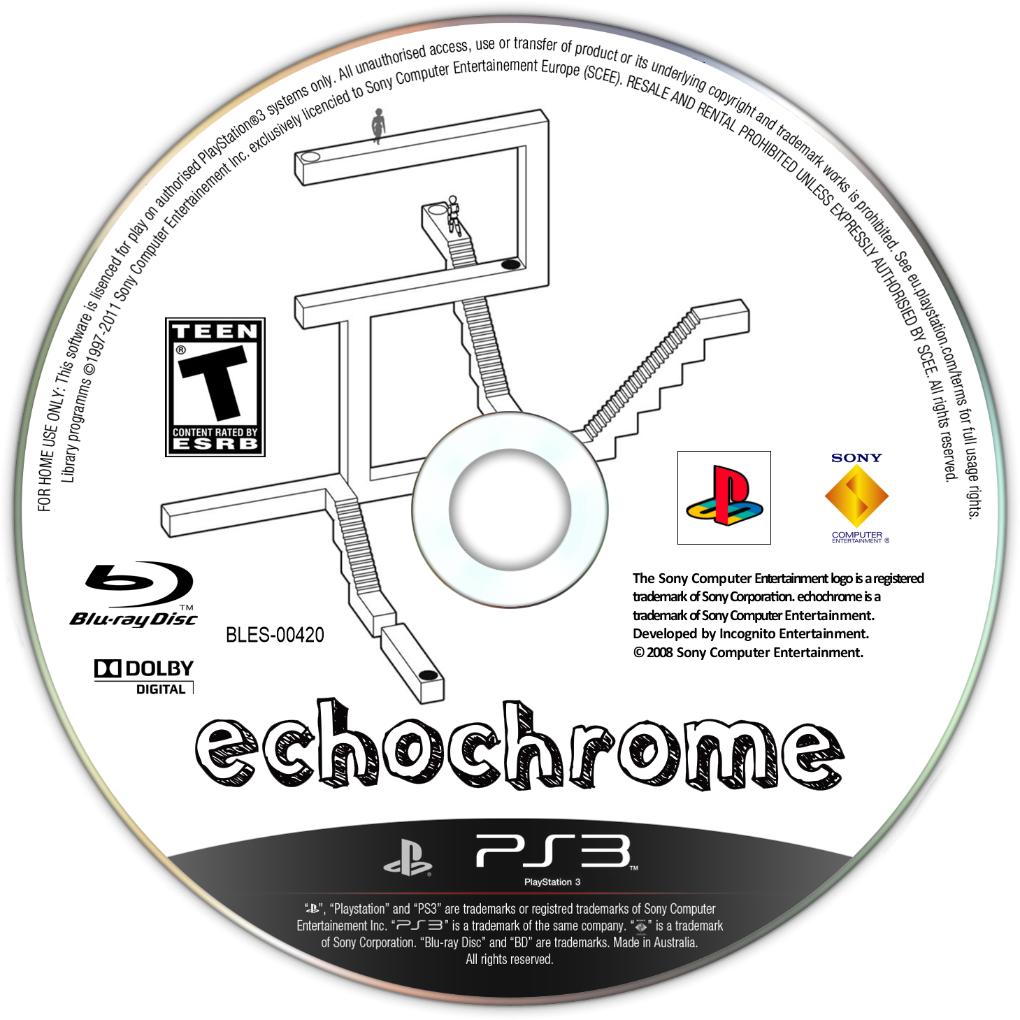 Echochrome Images LaunchBox Games Database